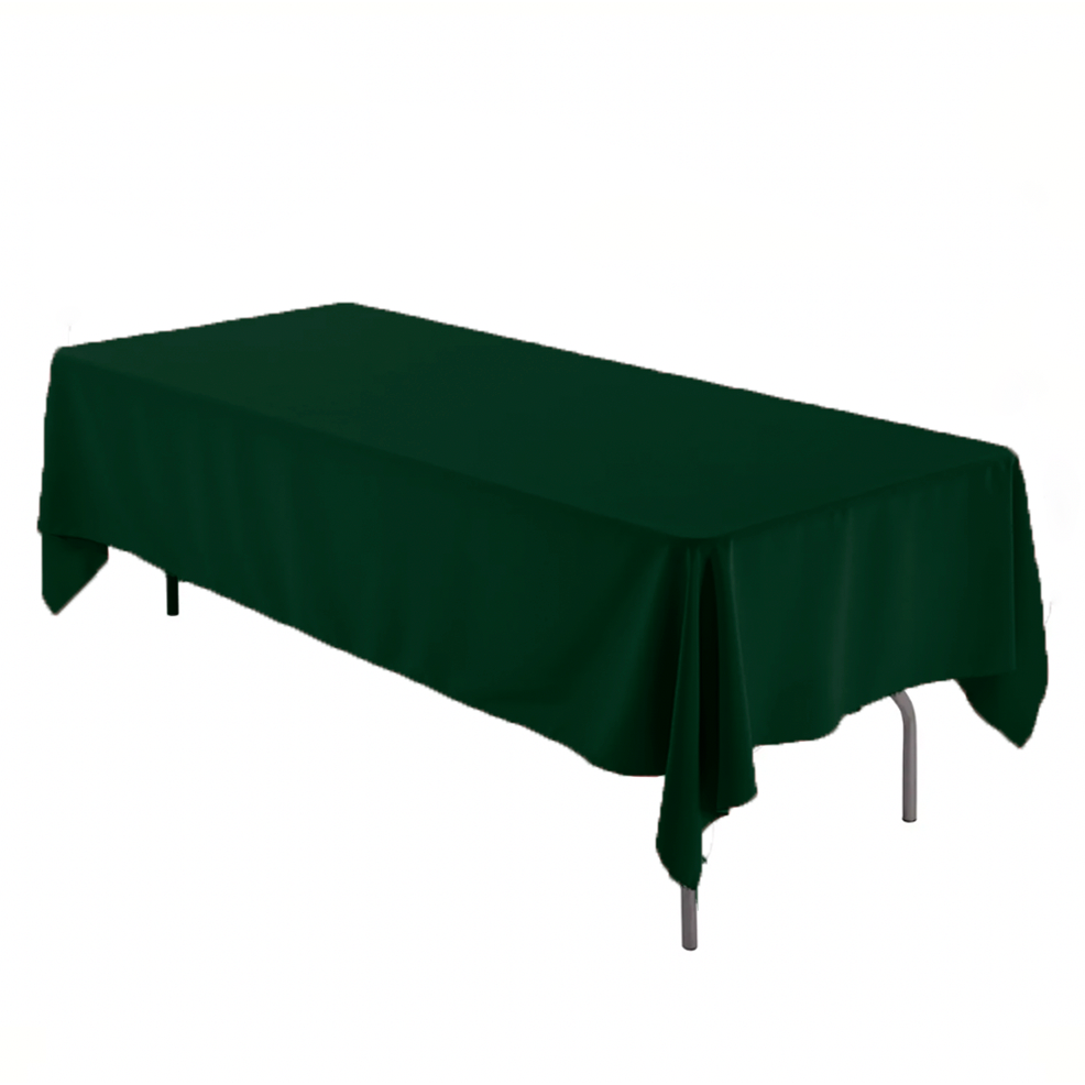 Plain Table Cloth Geena Wedding Rectangular Tablecloths Elegant Cover ...