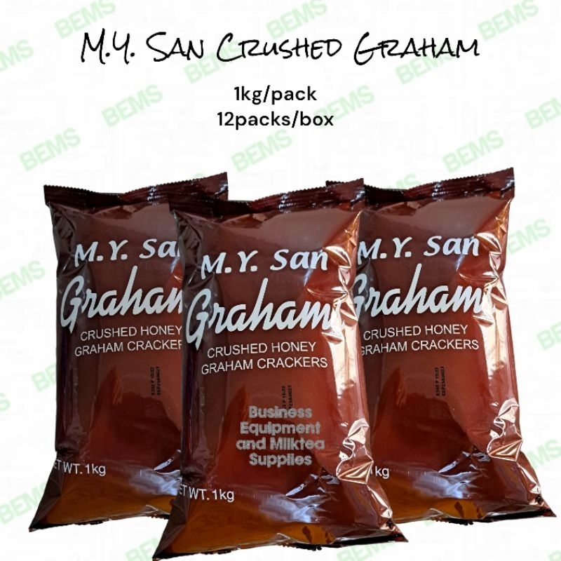 MY SAN crushed graham M.Y. san toppings ingridients for baking 1 kg ...
