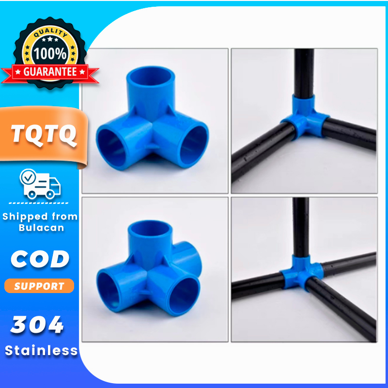 TQTQ PVC Blue Pipe Fittings Connector1/2" to 3/4" 20mm to 25mm(Elbow ...