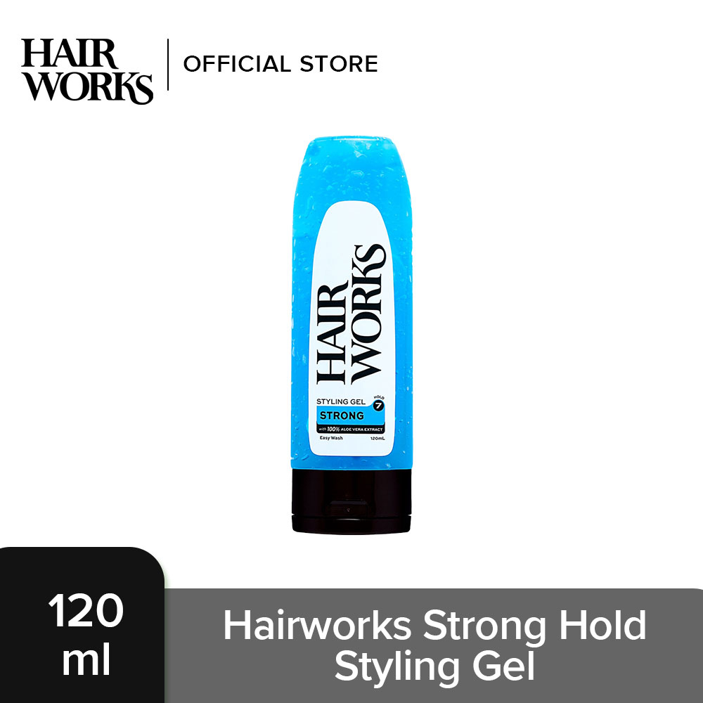 Strong Hold Hairstyling Gel (Blue) 120ml | Shopee Philippines