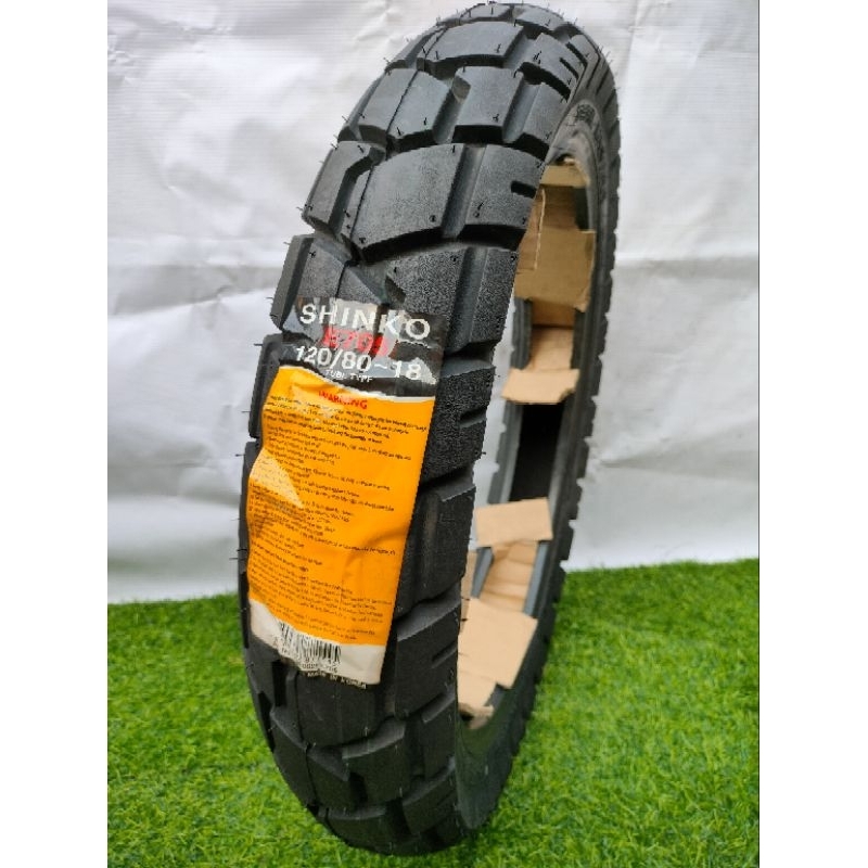 120/80-18 E705 DualSport (Shinko) Made in Korea 2022 | Shopee Philippines