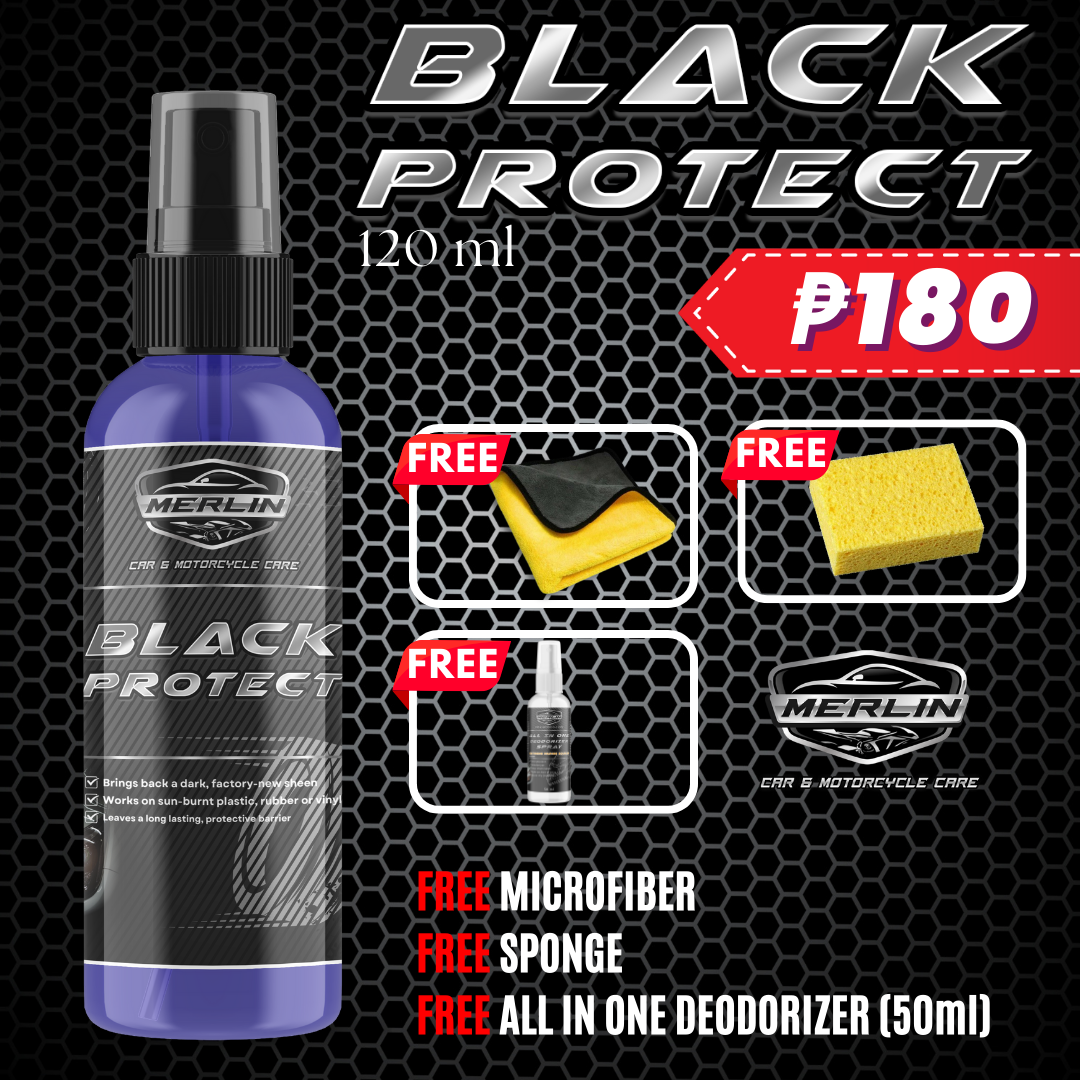 BLACK PROTECT 120 ML brings back a BLACK factory new sheen, CAR and ...