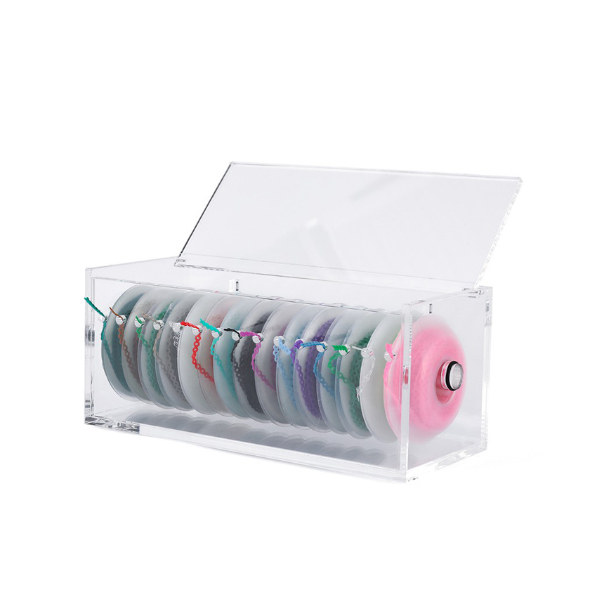 Rubber Chain Storage Acrylic Power-Chain Holder Transparent 15-hole ...