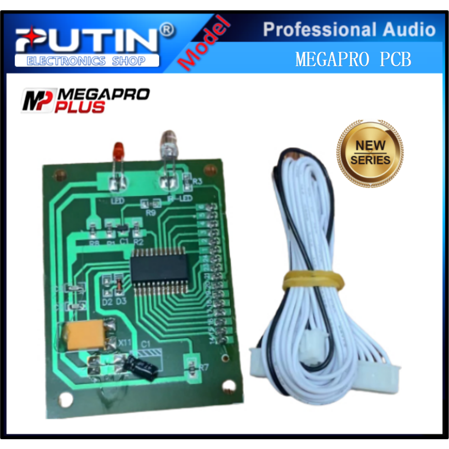 The (PCB) REMOTE BOARD FOR MP-100 PIOLO / MP-100 PIOLO JR / MS-AMOS / MS-EZRA / MS-MIGAEL(mp100 ...