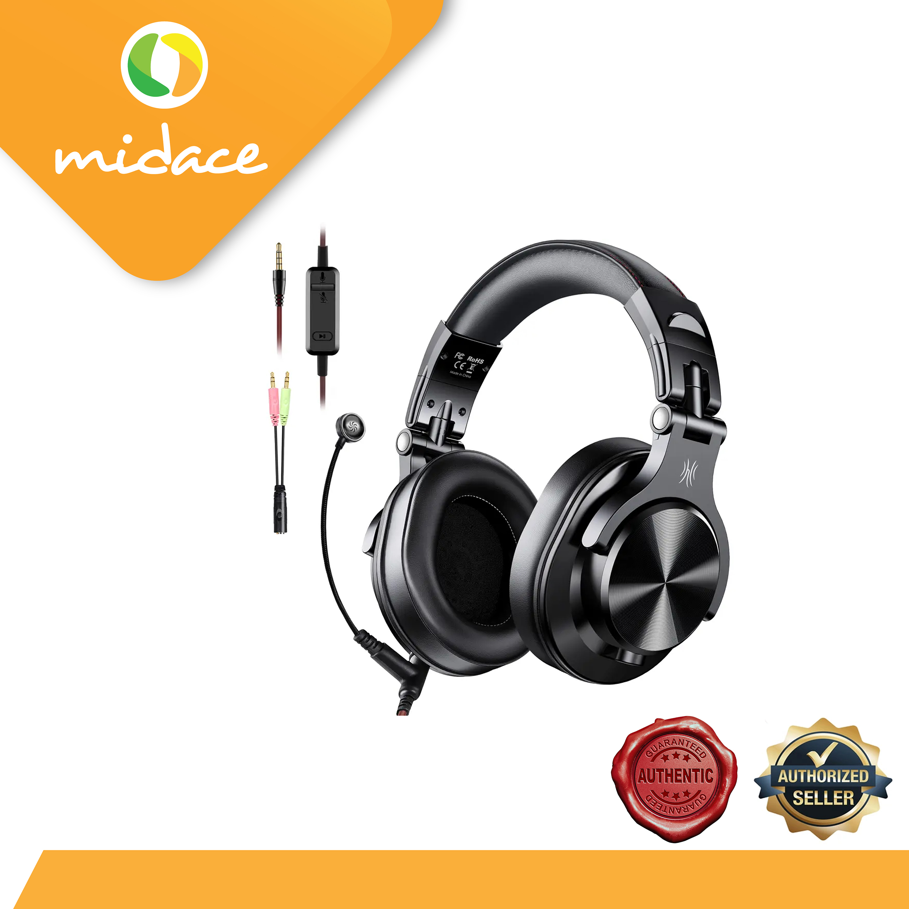 OneOdio / OneAudio Original A71M Portable Foldable Gaming Wired OverEar ...