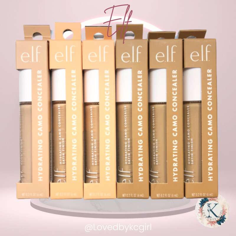 ELF cosmetics hydrating Camo Concealer (Fullsize with box) | Shopee ...