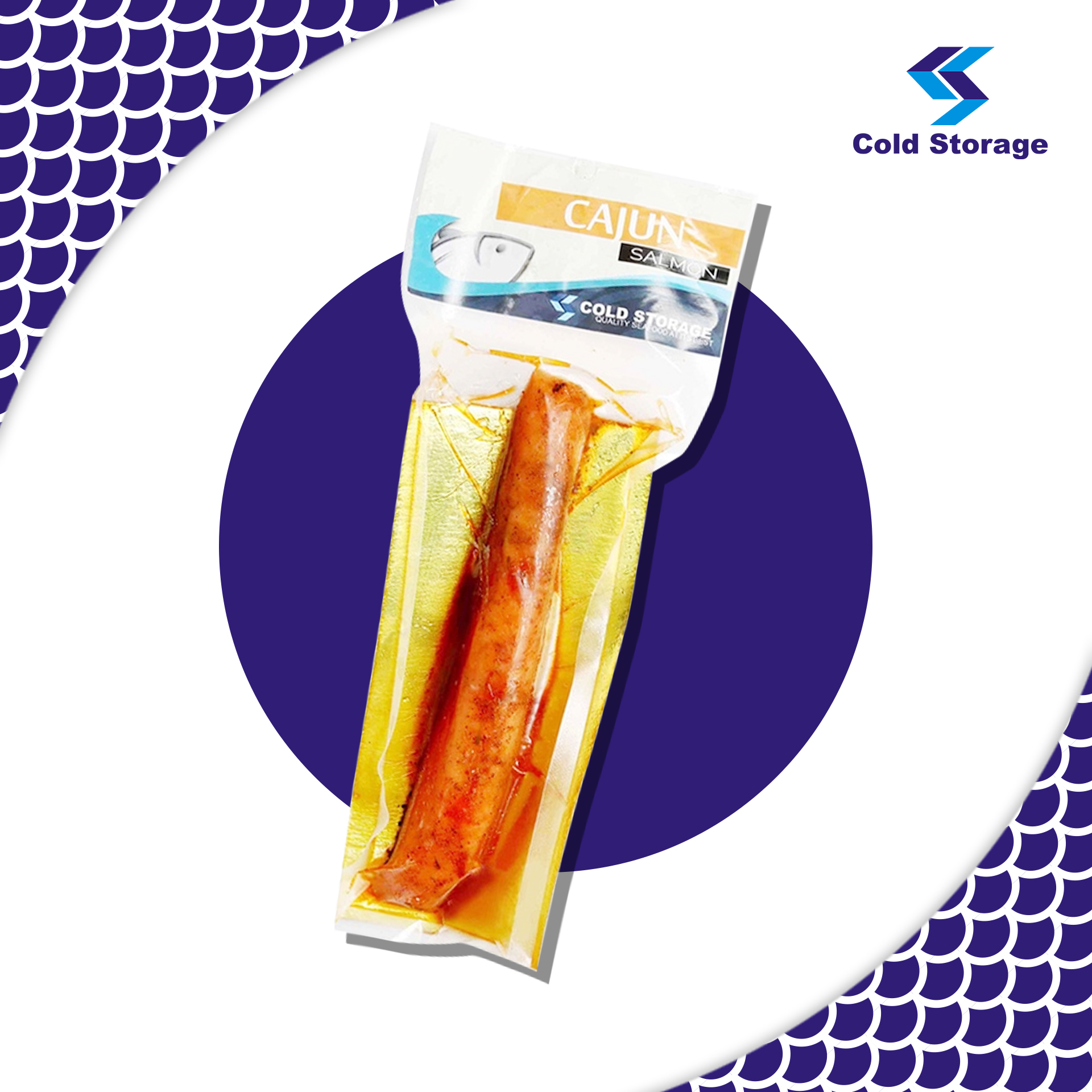 Cold Storage Salmon Fillet Cajun 90-100g | Shopee Philippines
