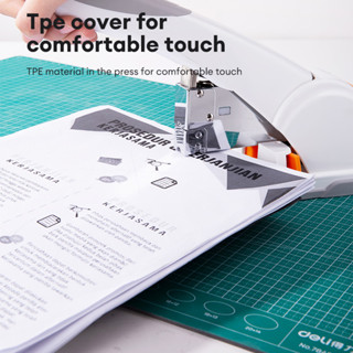 Deli Stapler Heavy Duty 120 Sheets Book Binding Gun Tacker Large ...