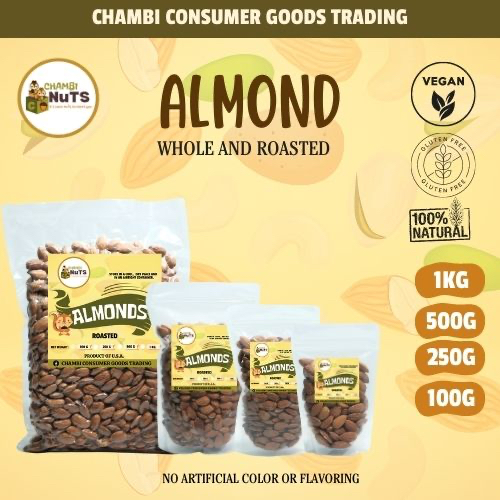 ROASTED ALMONDS 1KG, 500G, 250G, 100G | Shopee Philippines