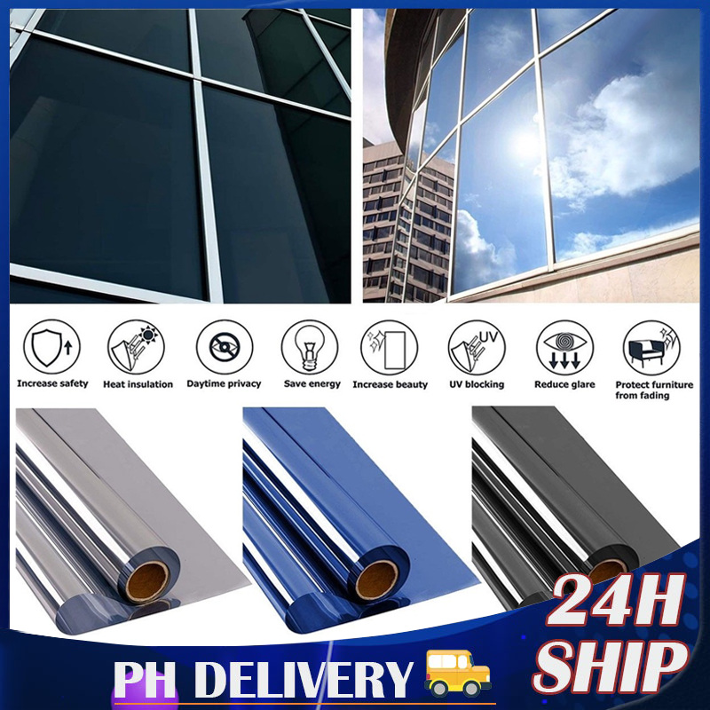 Window film One-way see-through privacy film Heat shield sunlight ...
