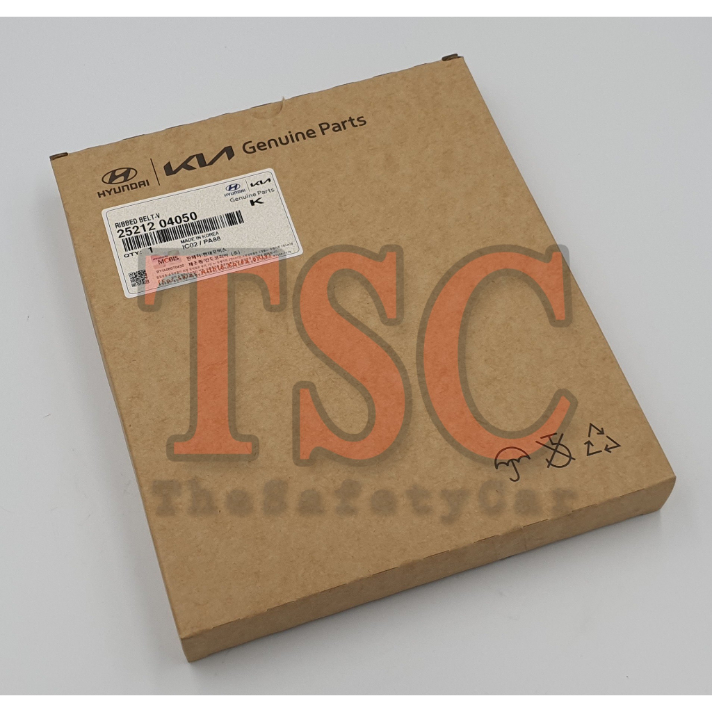 ORIGINAL Fan Belt Ribbed V Belt Kia Picanto 2nd Gen 1.0 Kappa Engine ...