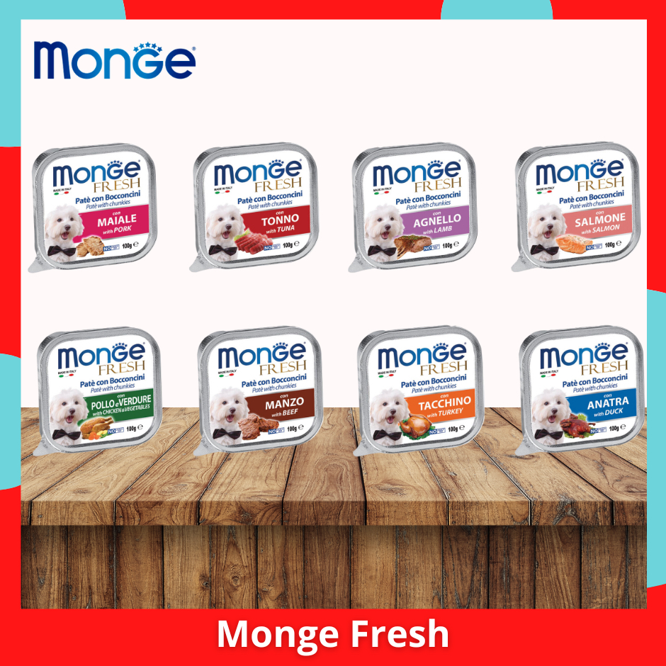 Monge Fresh for Dogs Wet Food 100g | Shopee Philippines