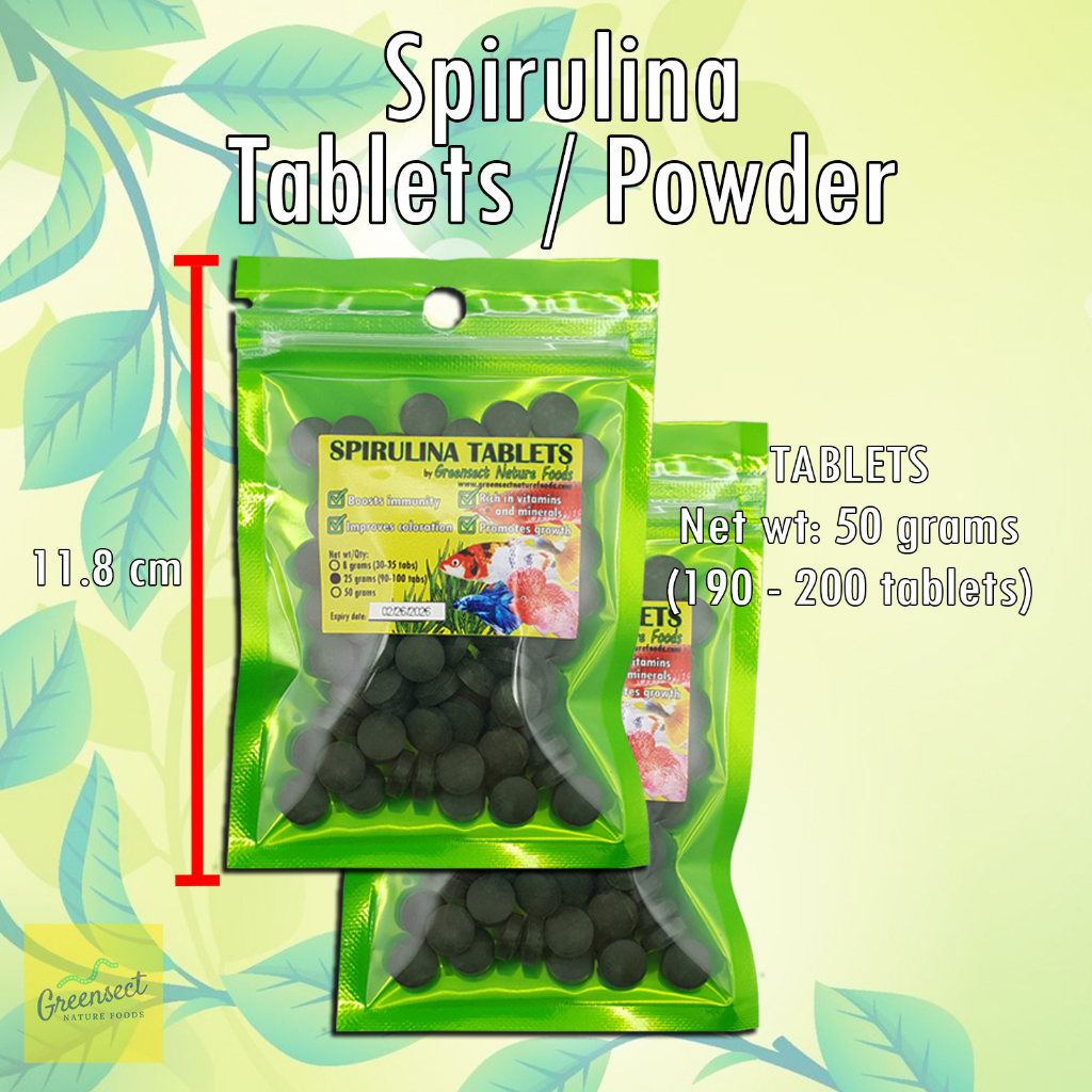SPIRULINA TABLETS / POWDER High Quality Immunity and Color Enhancer ...