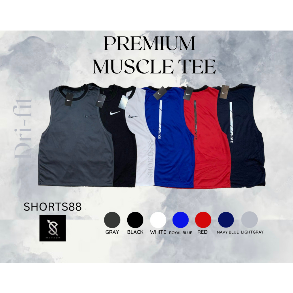 Nike Premium Mucle Tee Sando For Mens (Quality) | Shopee Philippines