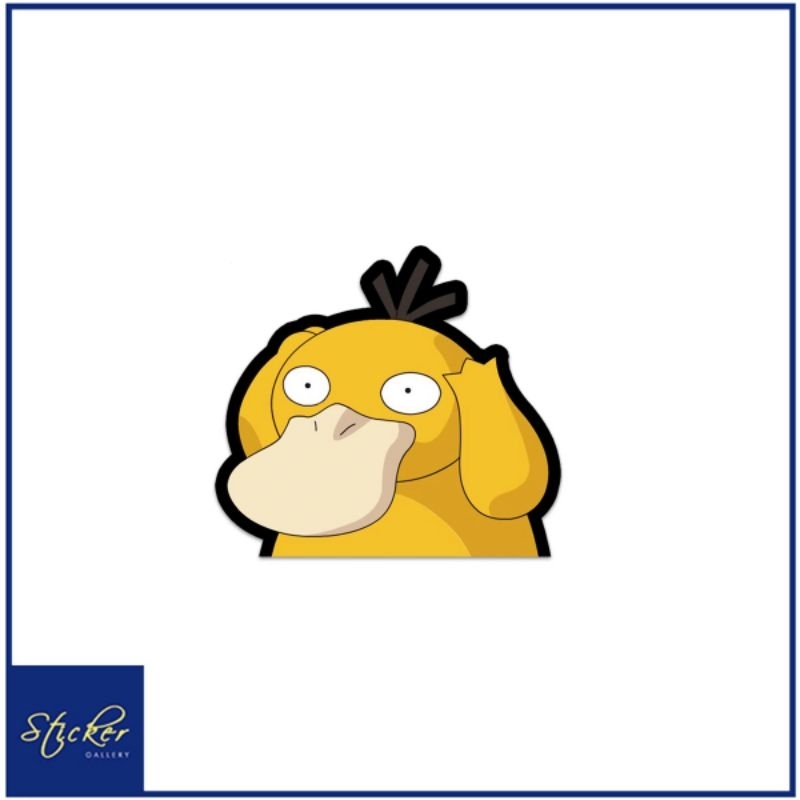 PSYDUCK ANIME PEEKER WATERPROOF STICKER | Shopee Philippines