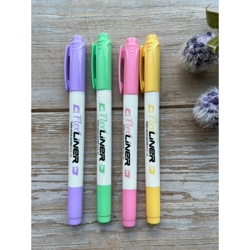 flexoffice Twin Highlighter Pastel color F0-HL016 (1pc) | Shopee ...