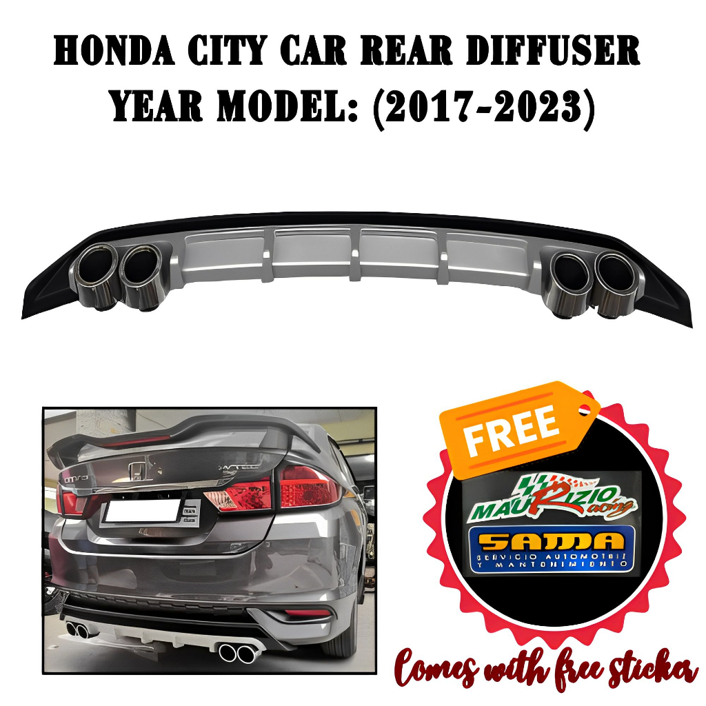 OSCPA 2017 2018 2019 2020 2021 2022 2023 HONDA CITY Car Rear Bumper ...