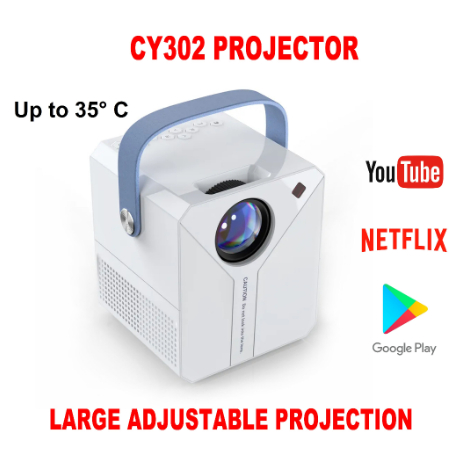 Smart Android Projector 4K Full HD 1080p WiFi Mini Home Theater HiFi ...