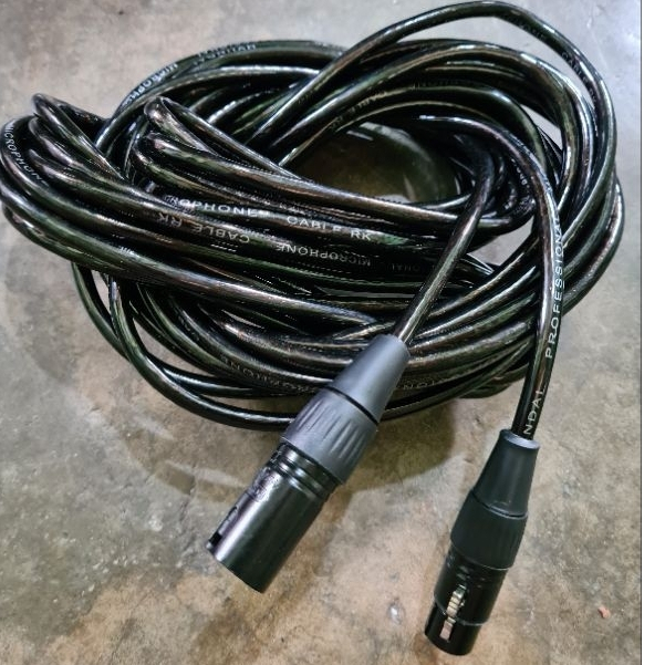 DMX CABLE CONNECTOR XLR Male to XLR Female 10meters | Shopee Philippines