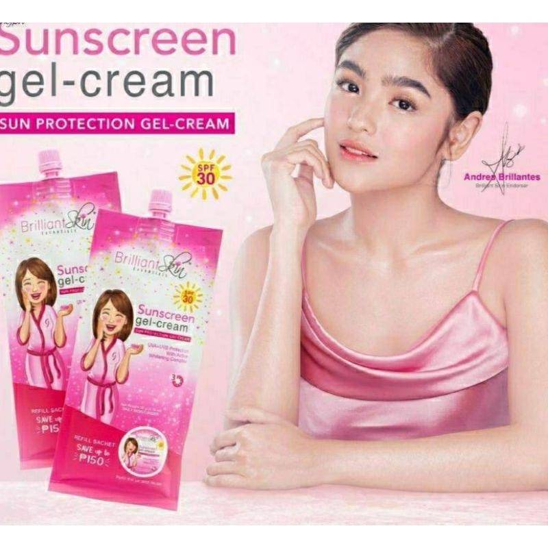 ORIGINAL BRILLIANT SKIN SUNSCREEN GEL-CREAM (50g) | Shopee Philippines