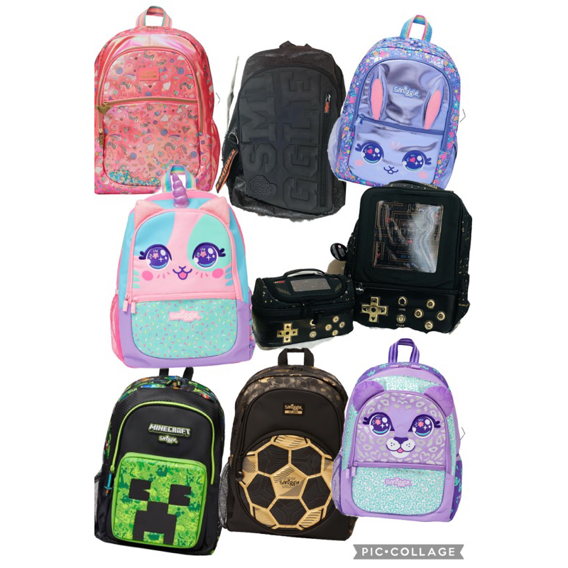 Smiggle Access/ Classic BackPack Unicorn/Illusion/Tiger | Shopee ...