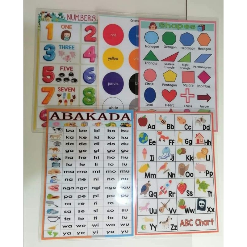 LAMINATED WALL CHART FOR KIDS | Shopee Philippines