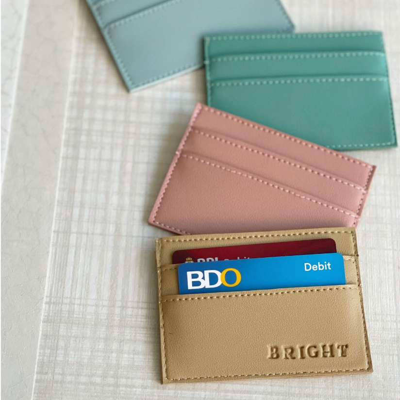 Mumi Cardy Card Flat Holder Wallet Personalized | Shopee Philippines