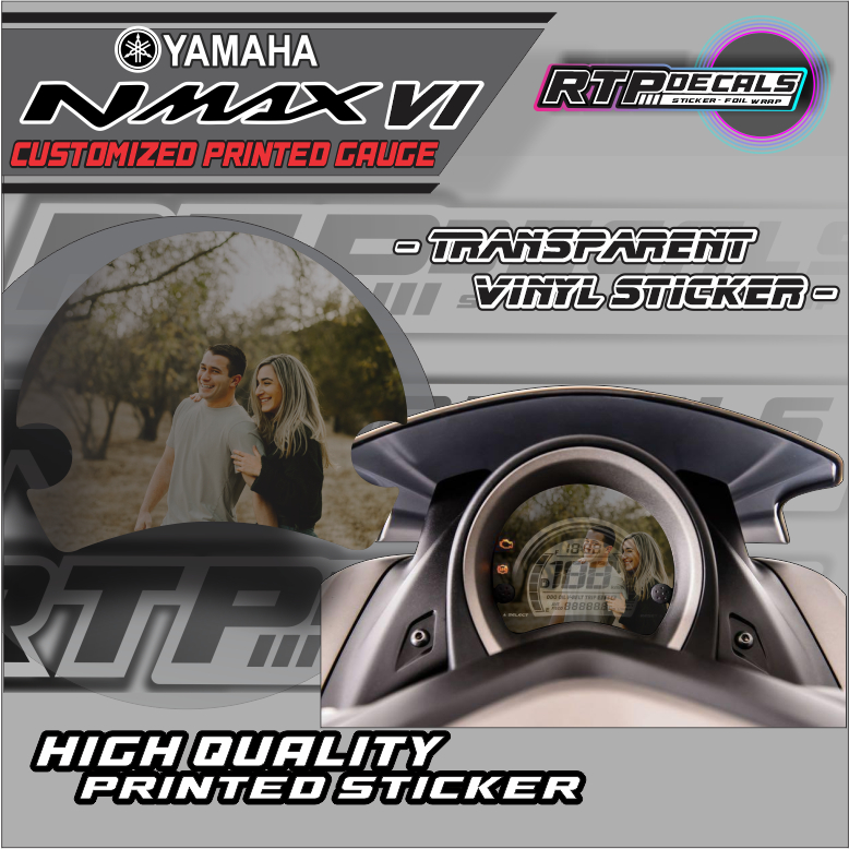 YAMAHA NMAX V1 CUSTOMIZED PRINTED GAUGE PANEL | Shopee Philippines