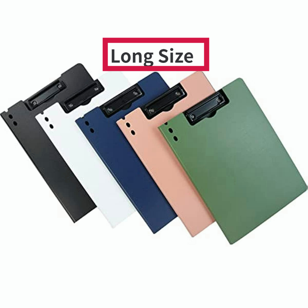 Long Clipboard with Cover Clip Folder Board With Cover Folder Writing ...