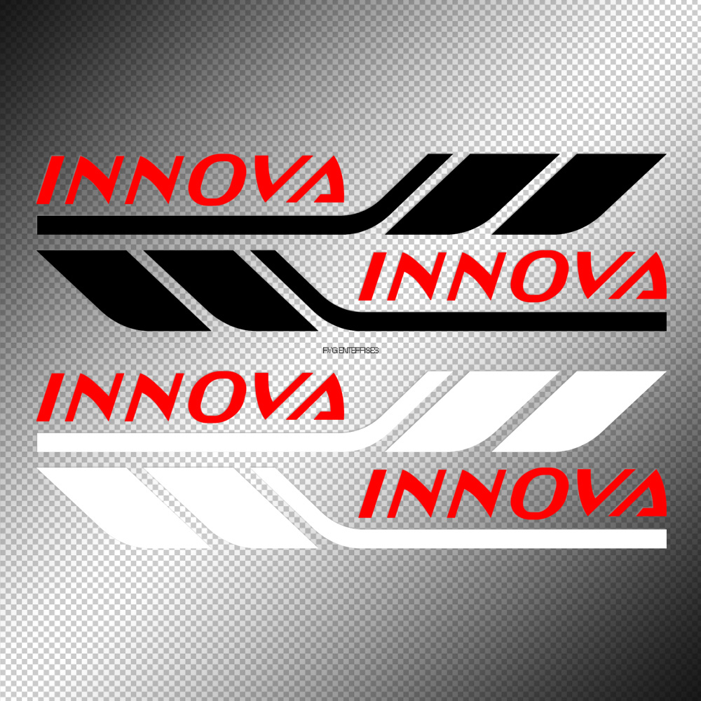 Side Mirror Stickers for Toyota Innova | Cut-out | Shopee Philippines