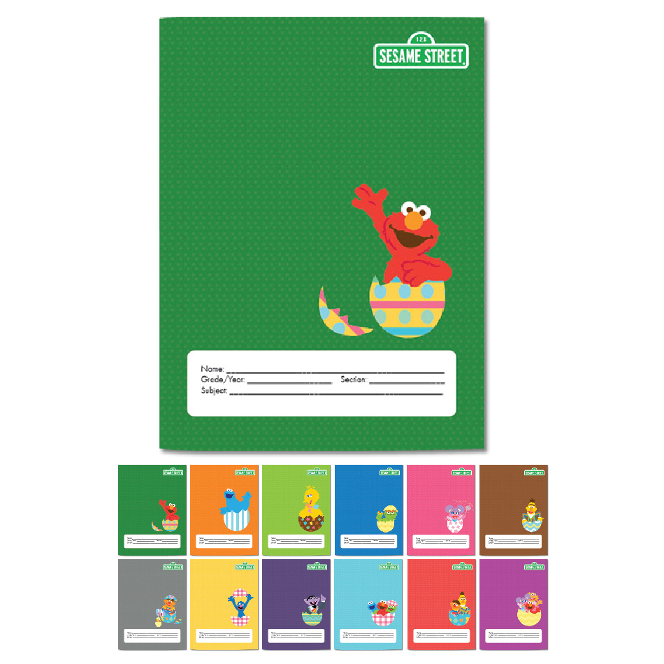 Stradmore Sesame Street Composition/Writing Notebook with Plastic ...