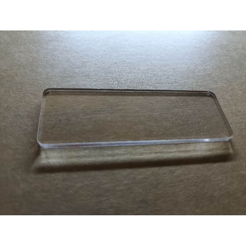 BLANK ACRYLIC for NAMEPLATE (3x1 in) quality materials | Shopee Philippines