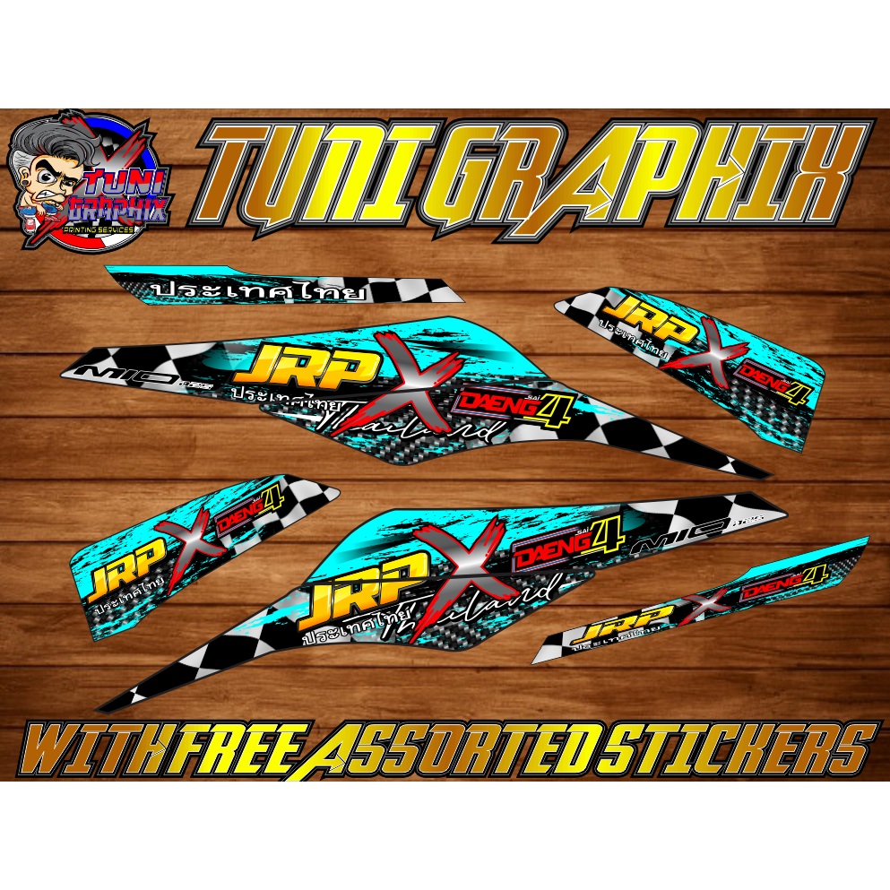 MIO I 125 (JRP X DAENG DECALS V2) W/ FREEBIES | Shopee Philippines