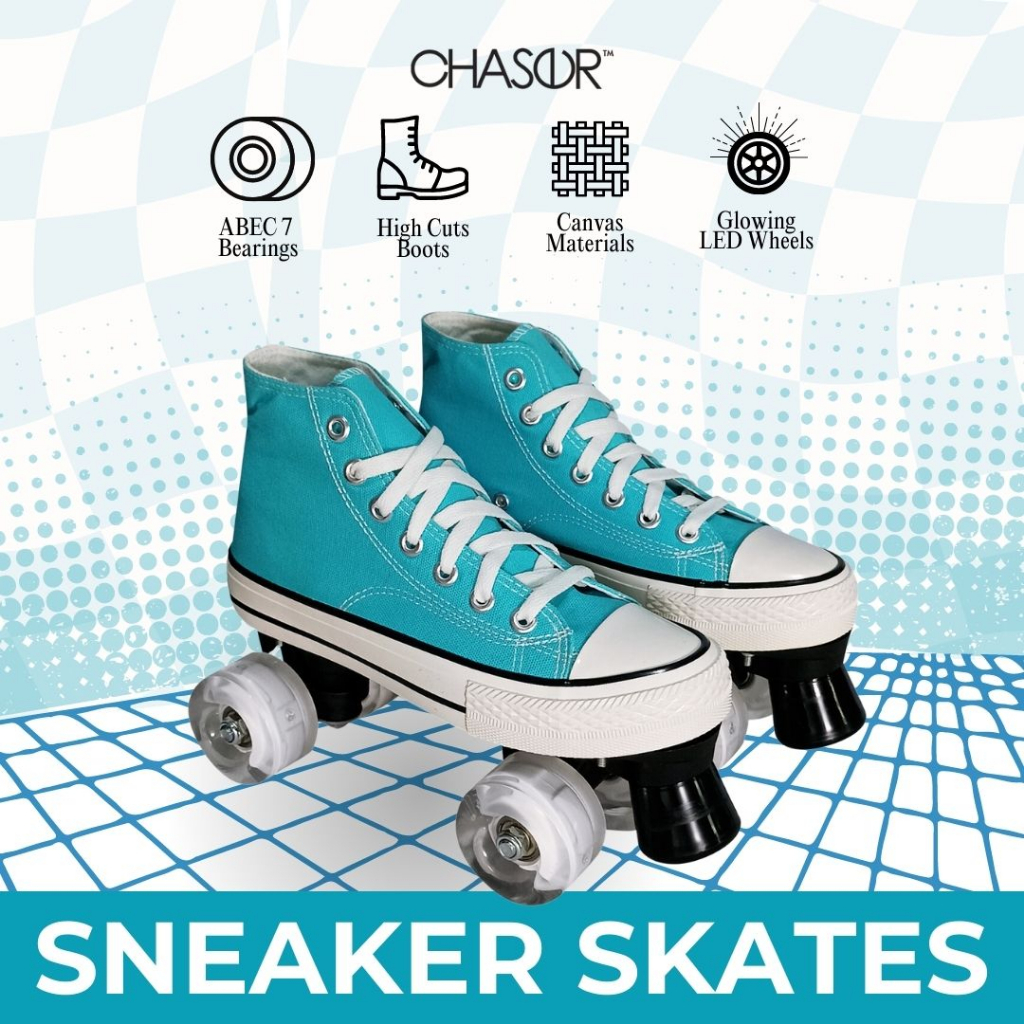 Squad Skates Canvas Sneaker Skates Chucks Roller Skate for Men Women ...