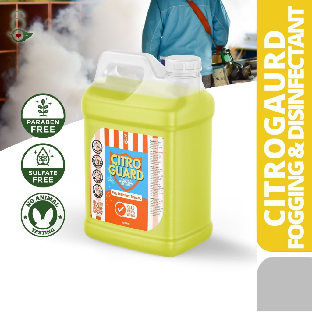 Eco Love CitroGaurd Citronella Disinfectant Fogging Solution Anti ...