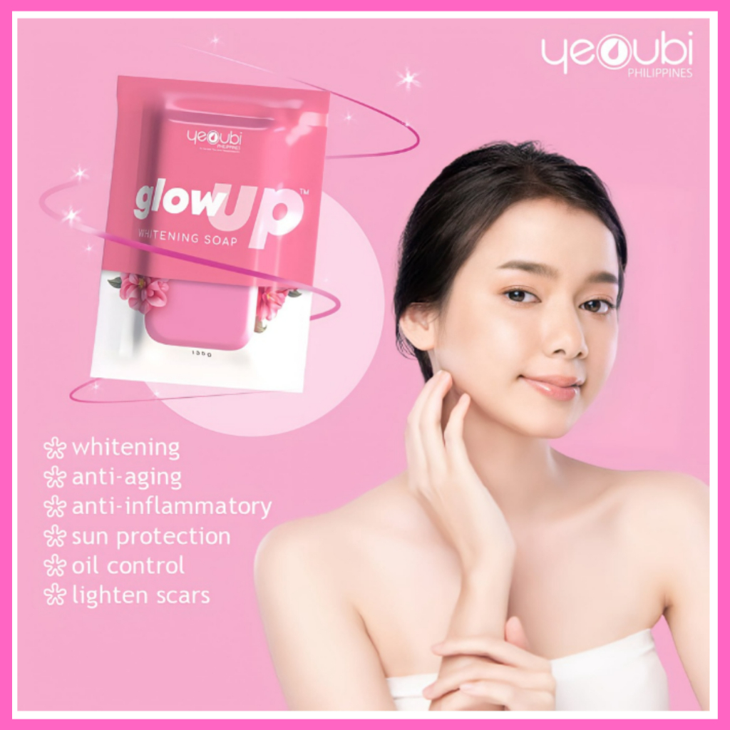 3pcs GLOW UP WHITENING SOAP | OIL CONTROL | LIGHTENS SCARS | Shopee ...