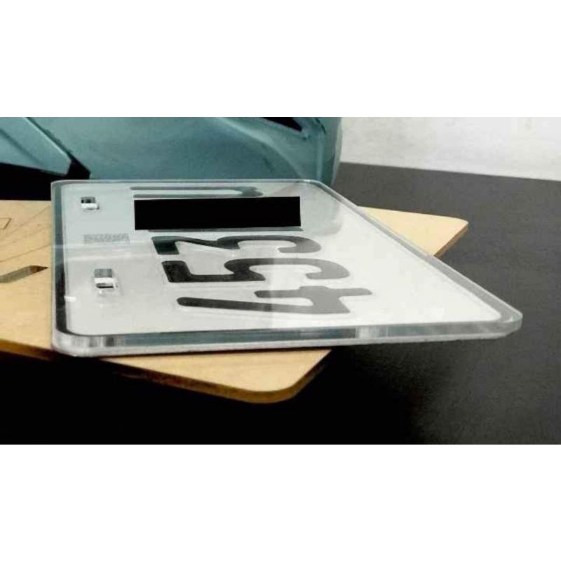 3mm Motorcycle Plate Cover Acrylic Clear 3mm | Shopee Philippines