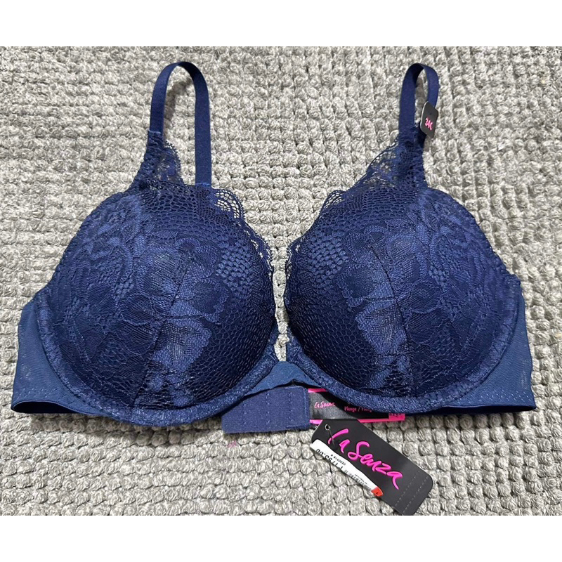 Brand New Auth La Senza Red Lace Bralette / La Senza Obsession Plunge ...