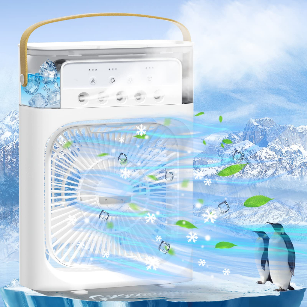 Portable Air Conditioners Fan， Personal Evaporative Mini Air Cooler，4
