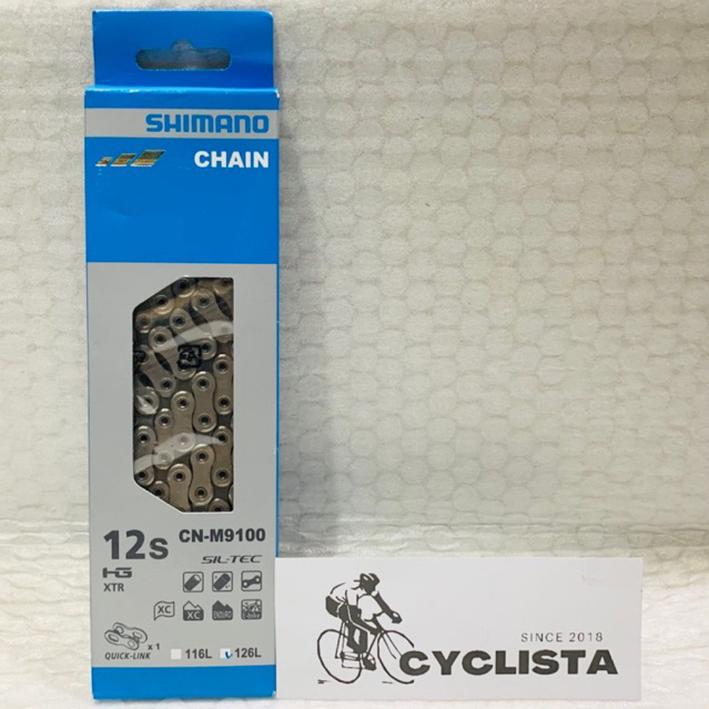 SHIMANO XTR CN-M9100 116L/126L 12 Speed MTB Chain | Shopee Philippines