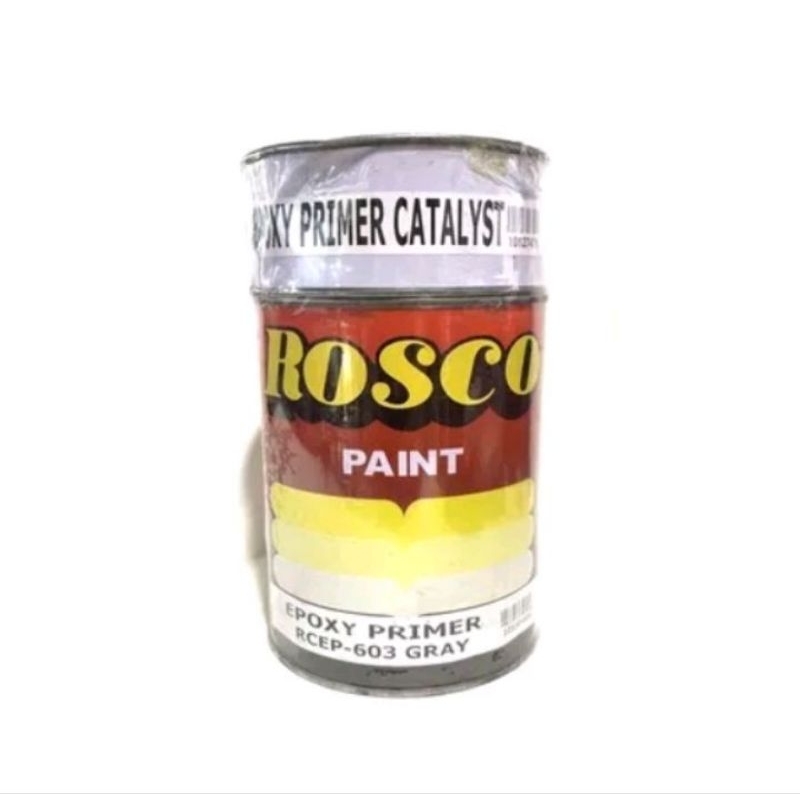 ROSCO EPOXY PRIMER 1 GALLON WITH 1 LITER EPOXY CATALYST PINTURANG ...