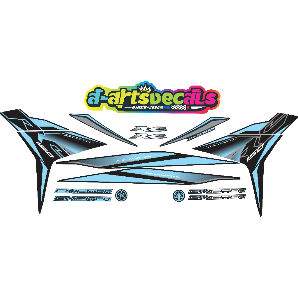 Yamaha Sniper 150 RC Exciter Malaysian Sticker Decals | Shopee Philippines