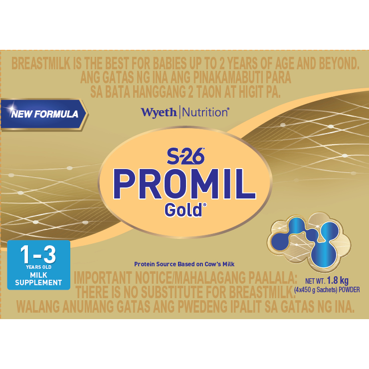 S26 Promil Gold® Three Milk Supplement For Kids 1-3 Years Old Bag in ...