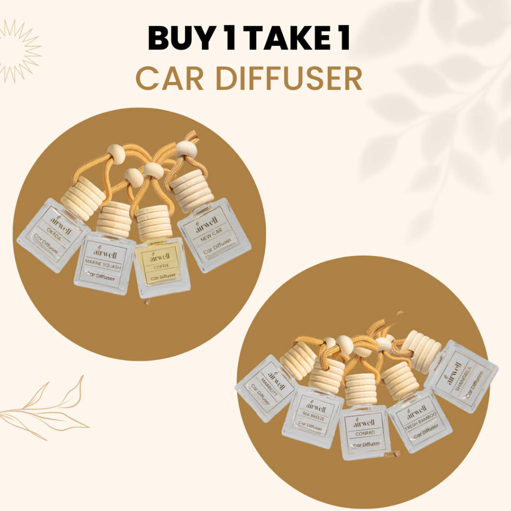 Buy 1 Take 1 of Your Airwell Premium Scents Hanging Diffuser Car Air ...