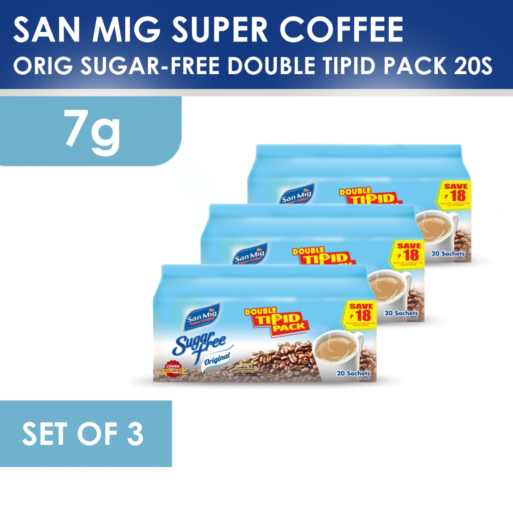 San Mig Super Coffee Orig SF Double Tipid Pack 20s (7g) Set of 3 ...