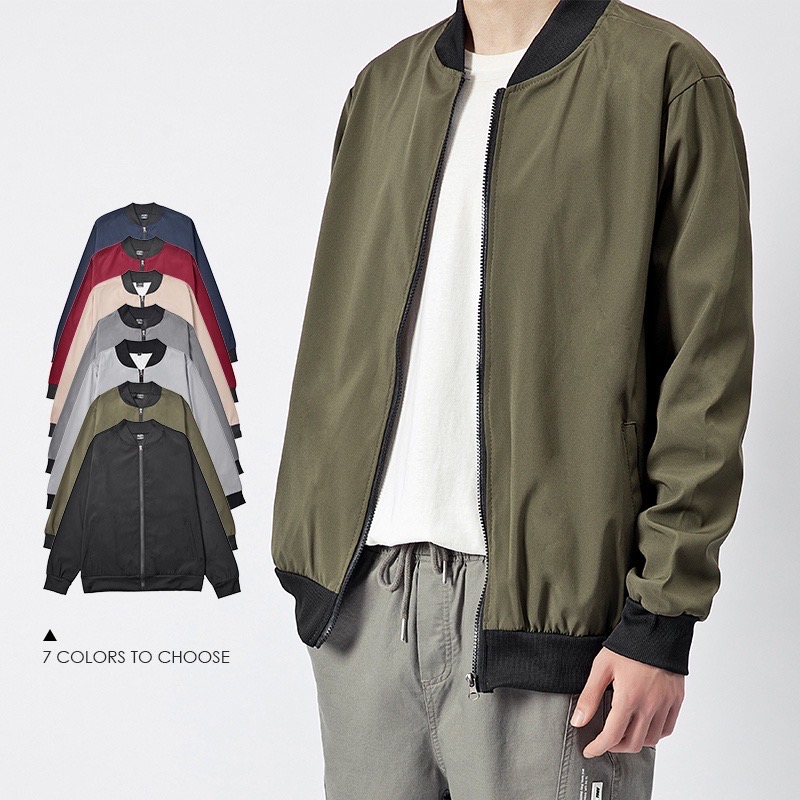 Fashion Korean Style Bomber Jacket | Shopee Philippines
