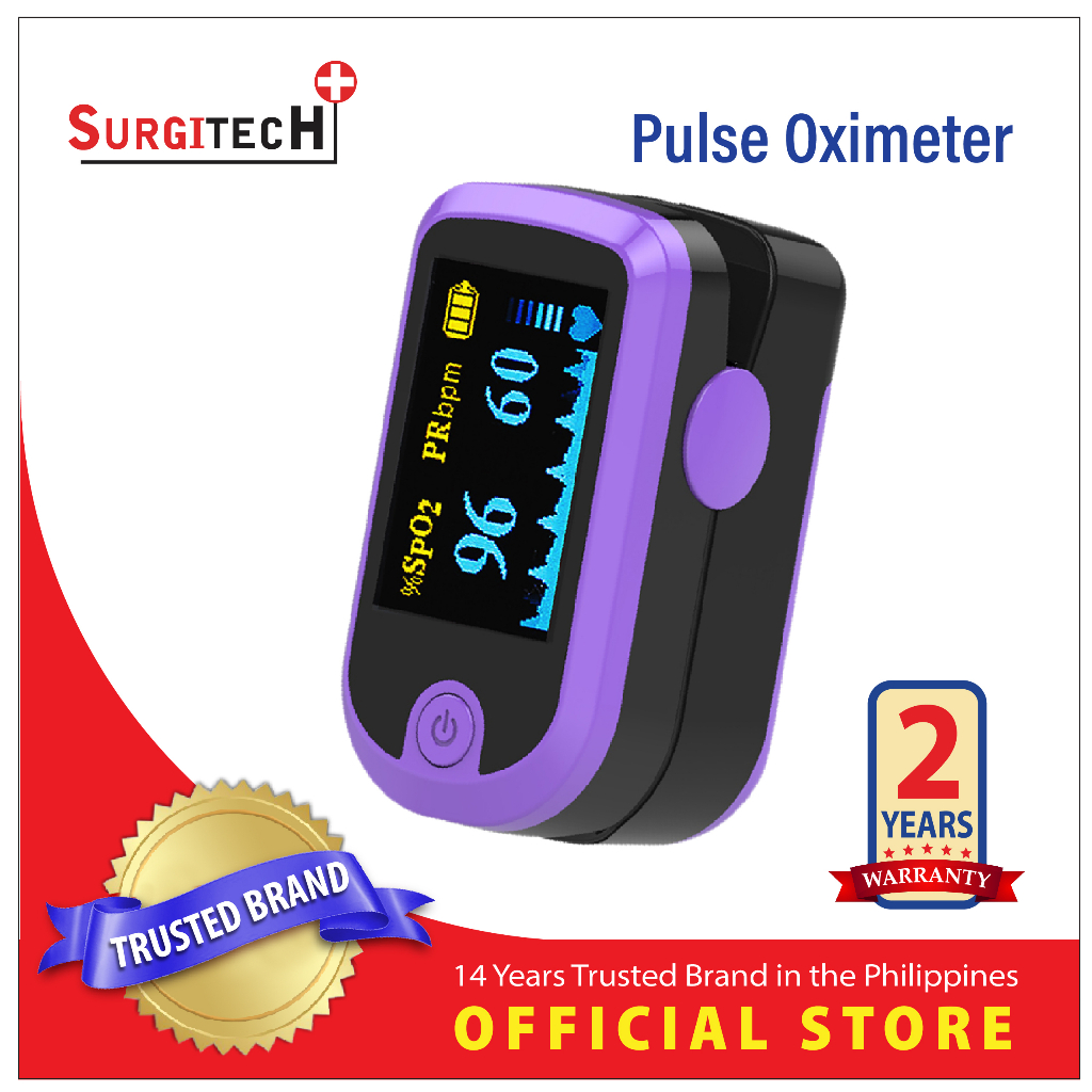 Surgitech Fingertip Pulse Oximeter | Shopee Philippines