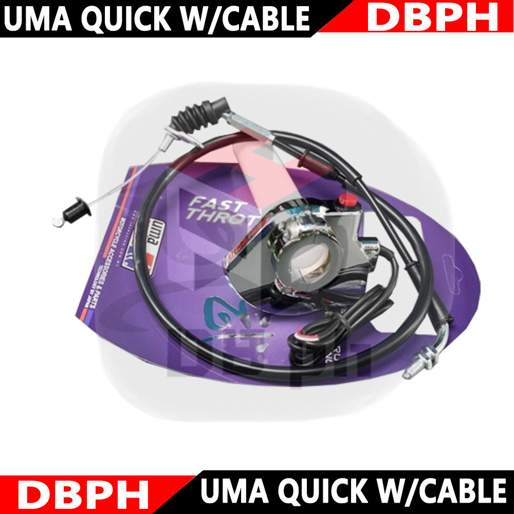 UMA RACING QUICK THROTTLE (UNIVERSAL CARB TYPE ONLY WITH CABLE) XRM ...