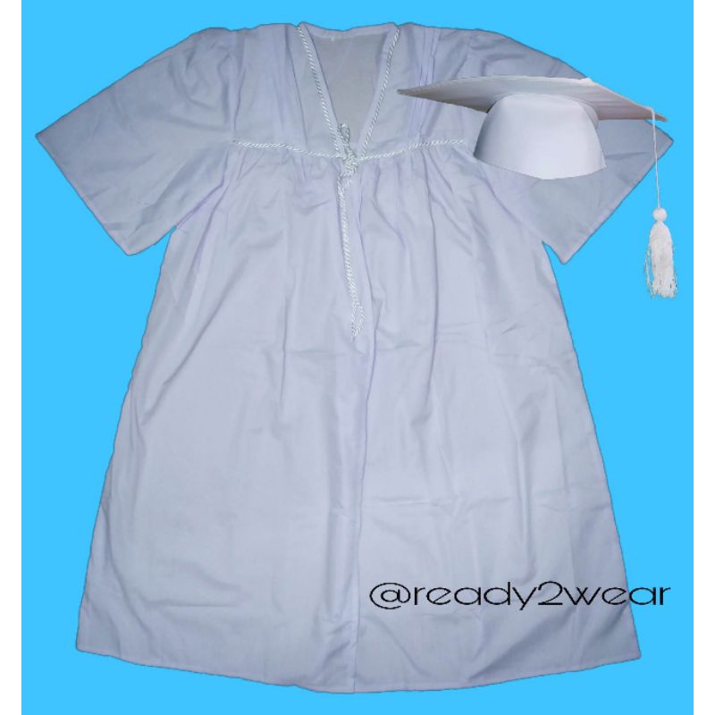 Graduation Gown/Toga & Cap For Kids, Elementary and Highschool | Shopee ...