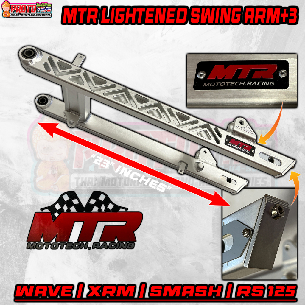 Lighten Swing Arm Plus 2 Plus 3 Wave Xrm Smash Tmx Rs125 Etc. | Shopee ...